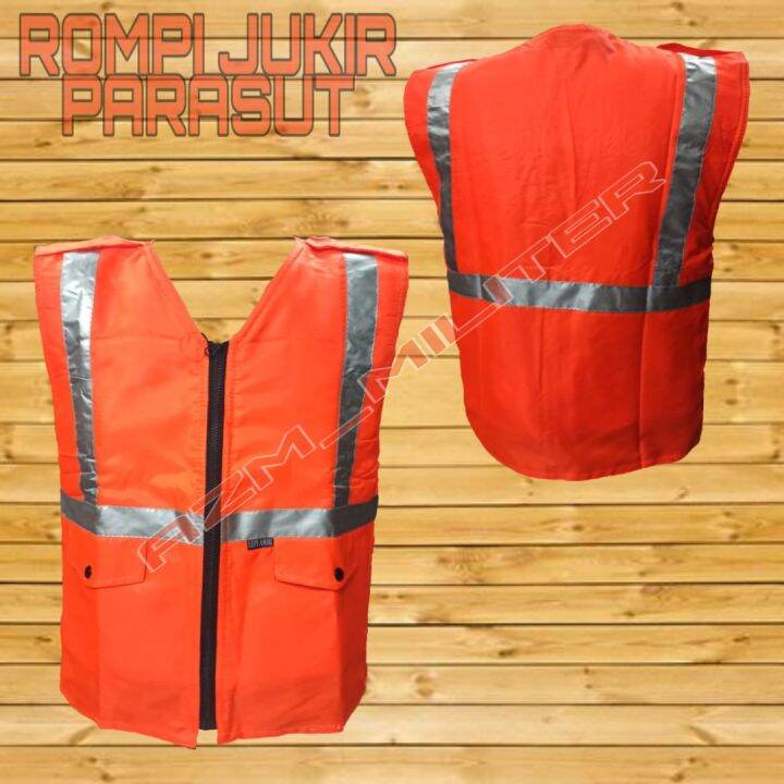 Rompi Safety/Rompi Parkir/Rompi Proyek/Rompi Kerja/Rompi Neon 9 ...