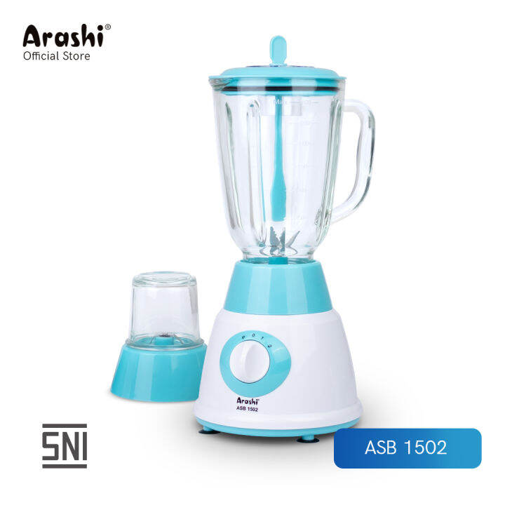 Arashi Stand Blender ASB 1502 Pelumat/ Jar Kaca/ 3 Mode Kecepatan | Lazada Indonesia
