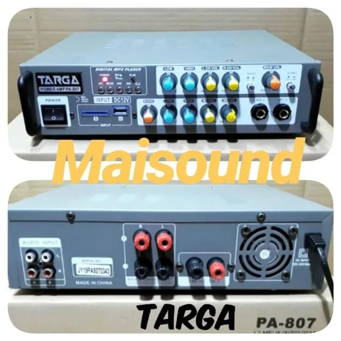 AMPLI TARGA PA 807 AMPLIFIER TARGA PA807 | Lazada Indonesia
