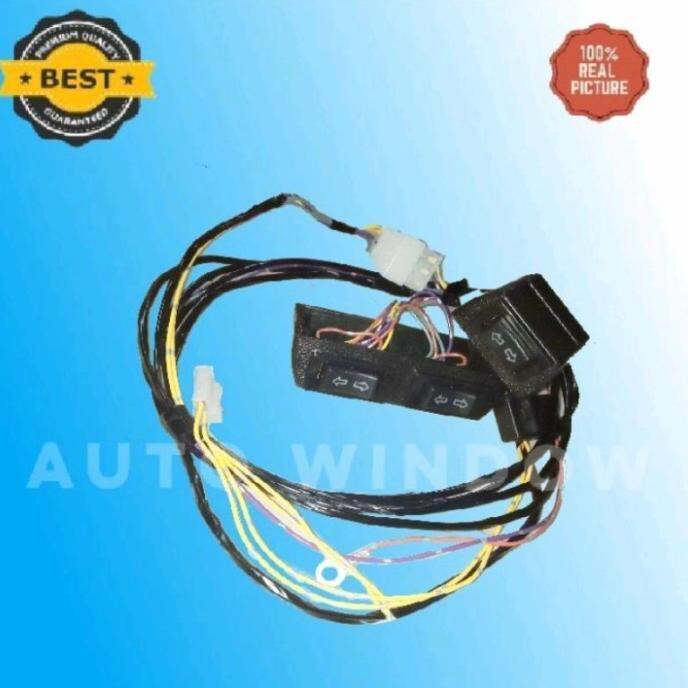 switch saklar power window rubahan Universal 2 pintu + kabel | Lazada ...