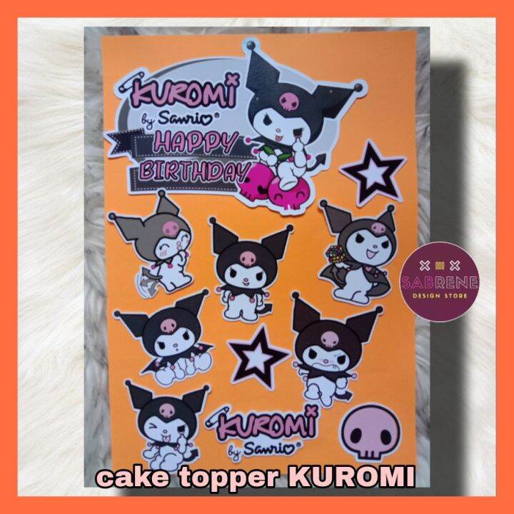 Kuromi Cake Topper Bakeware Decorations | Lazada