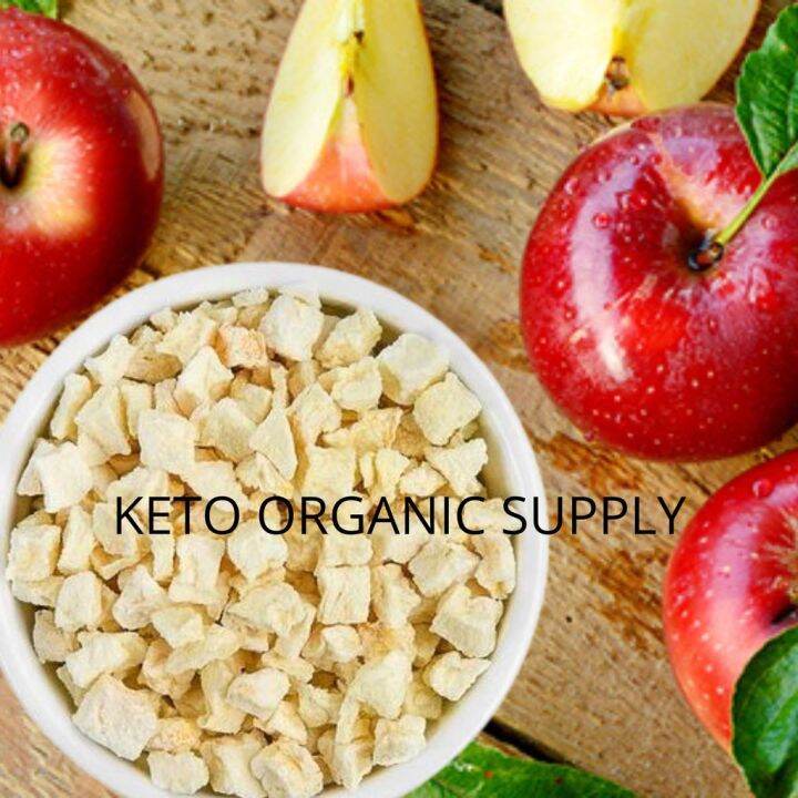 Apple Dice 冻干苹果粒 100g Buah Kering Fruit Deco Cake 水果干 水果脆 水果茶 装饰水果片 Ube ...