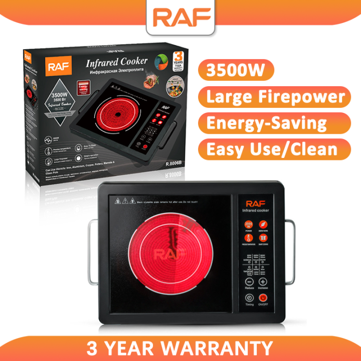 RAF Electric Smart Ceramic Stove 3500W High Power Infrared Cooker ...