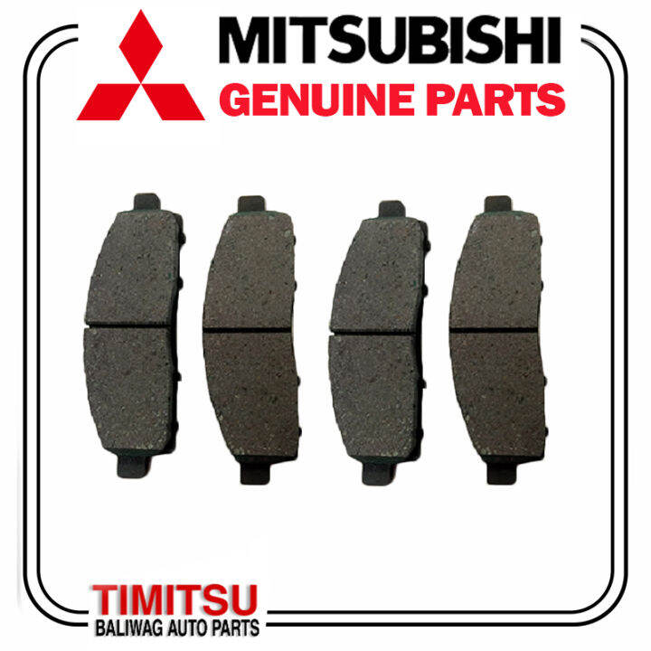 BRAKE PAD FRONT GEN 2 PAJERO SPORT MONTERO L200 STRADA PART NO. 4605A284 MITSUBISHI GENUINE ...
