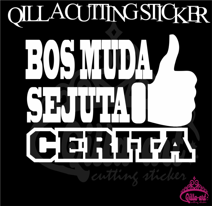 stiker termurah cutting stiker mobil stiker tulisan kata kata keren BOS ... stiker termurah cutting stiker mobil stiker tulisan kata kata keren BOS ...