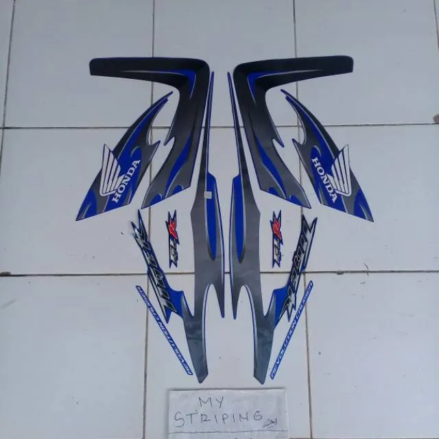 Stiker tiger revo 2007/2008 biru | Lazada Indonesia