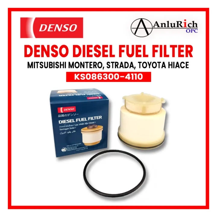 DENSO DIESEL FUEL FILTER for MITSUBISHI MONTERO 3RD GEN / STRADA 2015 ...