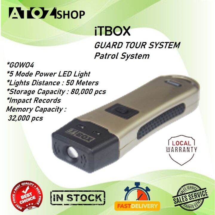 iTBOX GOWO4 Computerized Guard Tour System | Patrol System | RFID ...