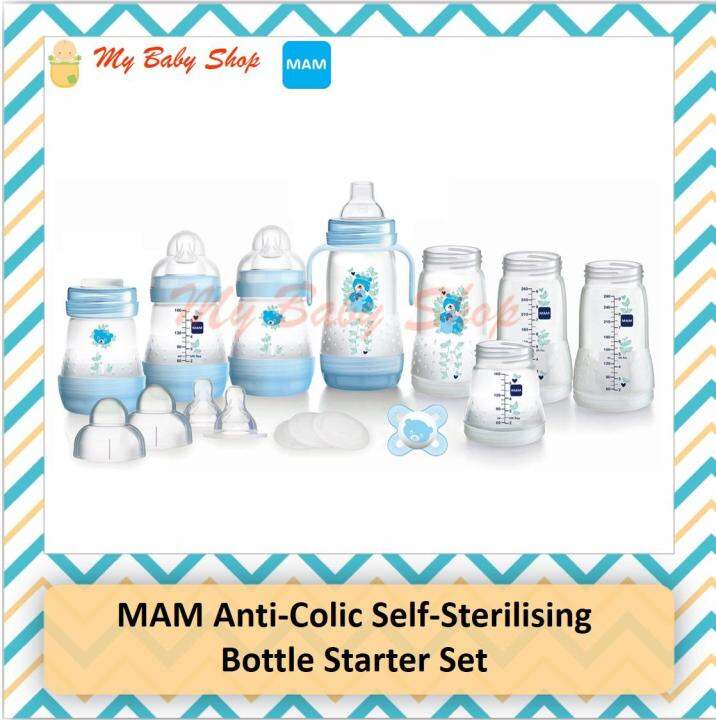 MAM Anti-Colic Self-Sterilising Bottle Starter Set | Lazada