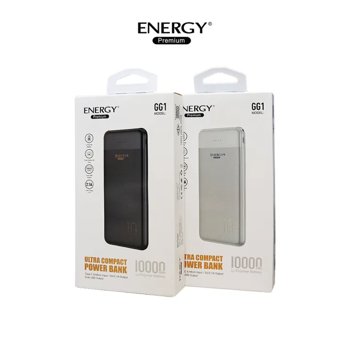 Energy Power Bank 10000 mAh Fast Charge 2.1A | Lazada.co.th