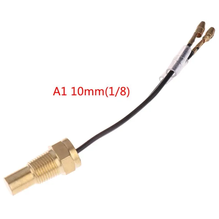 12V/24V Car Truck Digital Water Temperature Sensor 50K Head Plug 10/14 ...