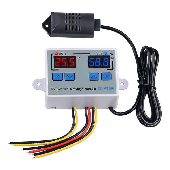 Digital Temperature Humidity Controller Instrument 12V 220V Hygrometer ...