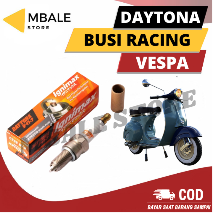 Busi Racing Daytona Vespa (drat pendek) Original Ignimax Iridium ...