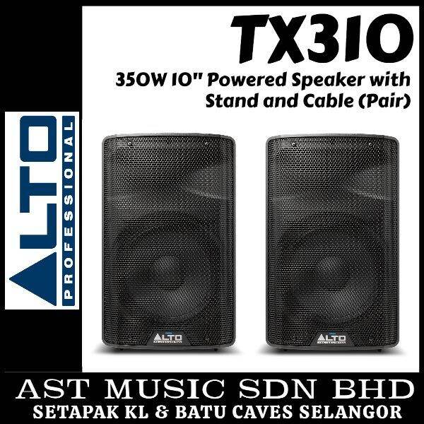 Alto TX310 350-WATT 10-INCH 2-WAY POWERED LOUDSPEAKER (PAIR) | Lazada