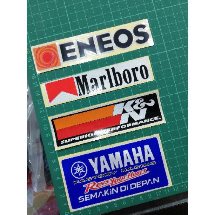 STICKER CUTTING Eneos Malboro Yamaha REFLECT PANTUL Stiker Motor | Lazada