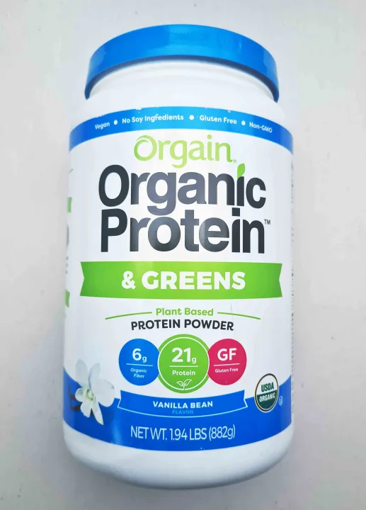 Orgain Organic Plant Based Protein & Greens Powder Vanilla | Lazada PH