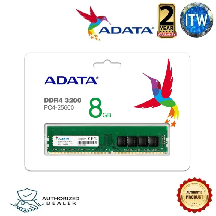 【Ready Stock】 ADATA Premier 8GB DDR4 3200 U-DIMM Memory Module | Lazada PH