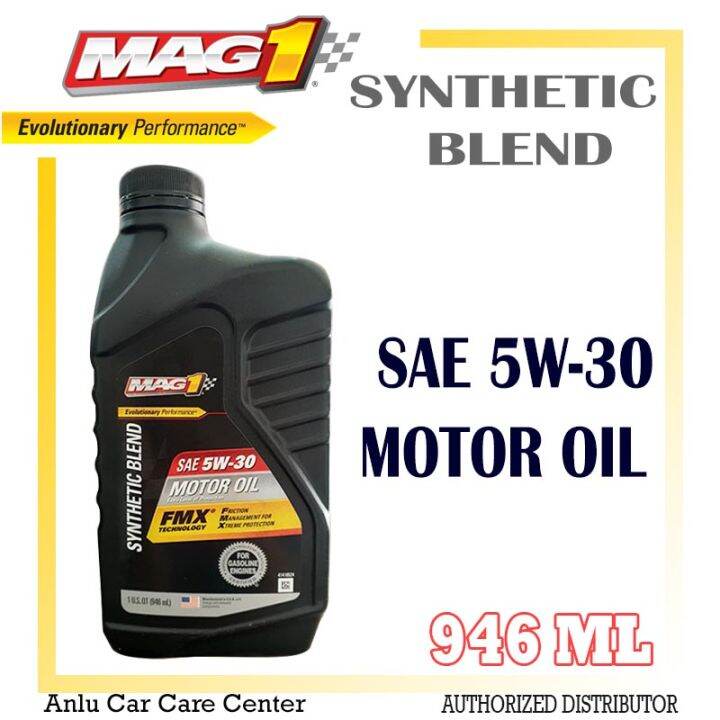 Mag 1 SAE 5W-30 Synthetic Blend 946ml (P# 61652) | Lazada PH