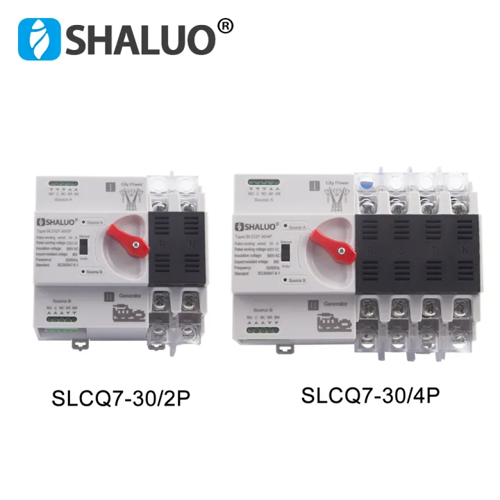 Mini 2P 4P 63A 100A Generator ATS Dual Power Automatic Transfer Switch ...