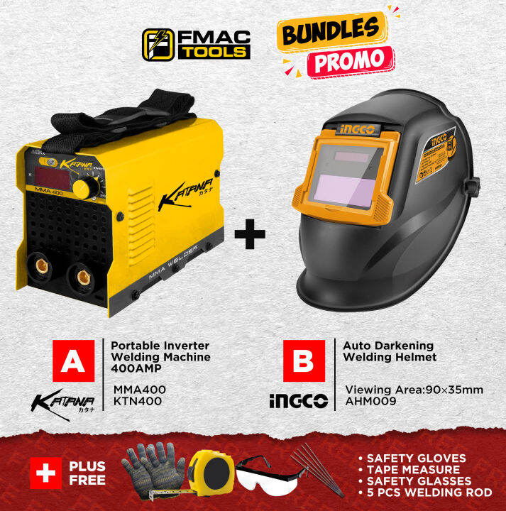 BUNDLES PROMO KATANA Japan Tech Portable Inverter Welding Machine ...