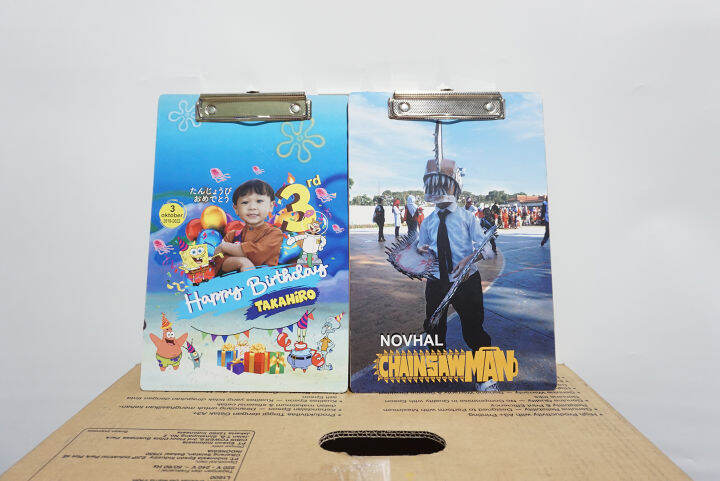 Papan Jalan Custom bahan Kayu MDF / Papan Ujian Custom Foto Gambar A4 ...