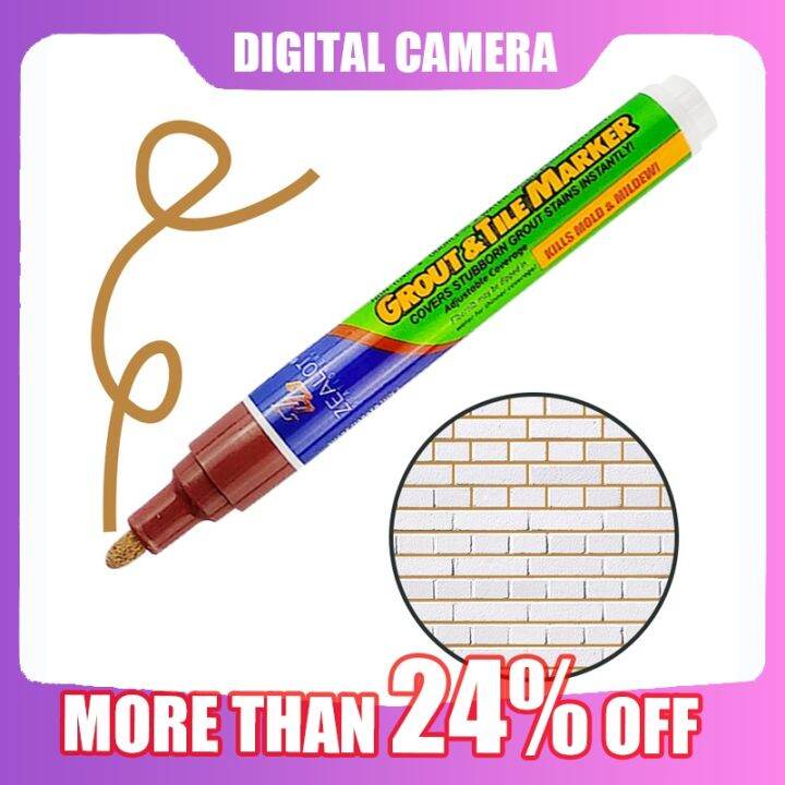 Ceramic Tile Seam Pen Wall Grout Restorer Pen Repair Marker Grout ...