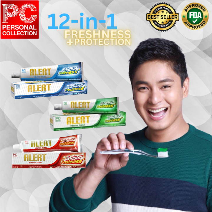 Personal Collection Alert Intense Fresh Toothpaste Oral care Minty ...