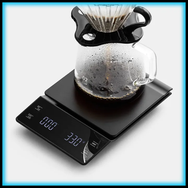 CAFEDE KONA hand drip coffee scale 0.1g/3kg precision sensors kitchen ...