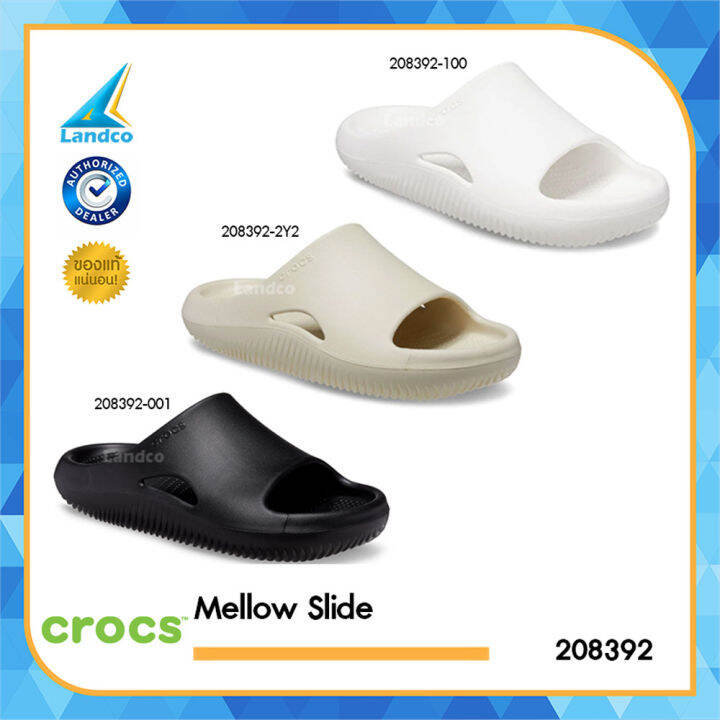 Crocs Collection รองเท้าแตะ พื้นนุ่ม รองเท้า Crocs ND UX Mellow Slide ...