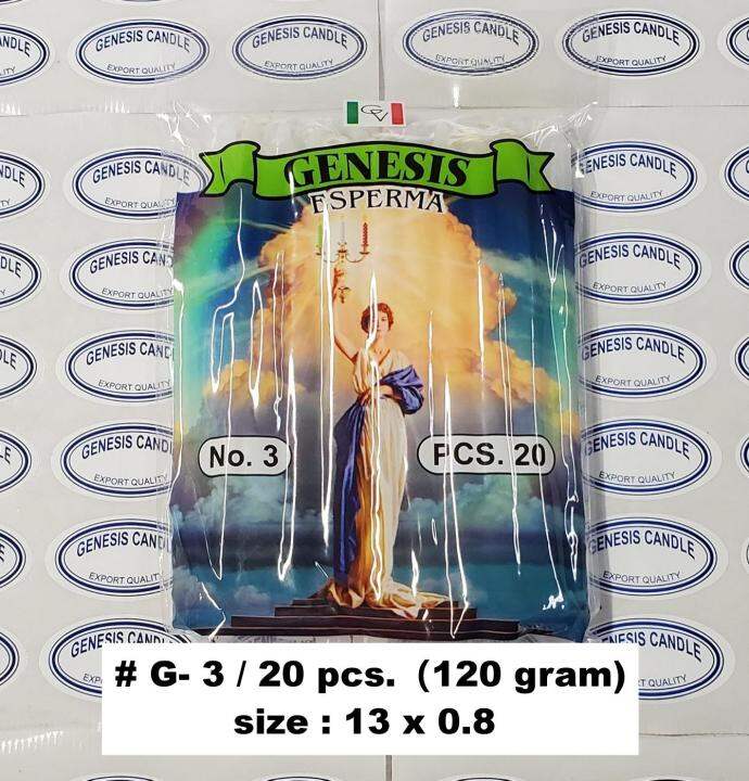 GENESIS CANDLE # 3 / 20 PCS. | Lazada PH