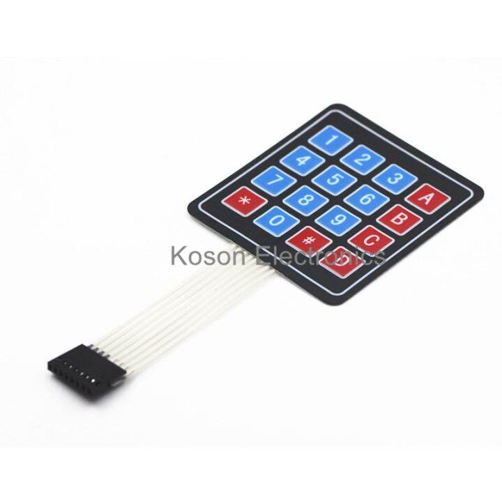 Matrix Array 4x4 16 Key Membrane Switch Keypad Keyboard Control Panel
