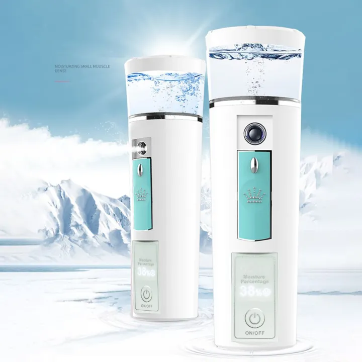 50Ml Facial Nano Mist Sprayer จอแสดงผล LCD แบบชาร์จไฟได้ Face ...