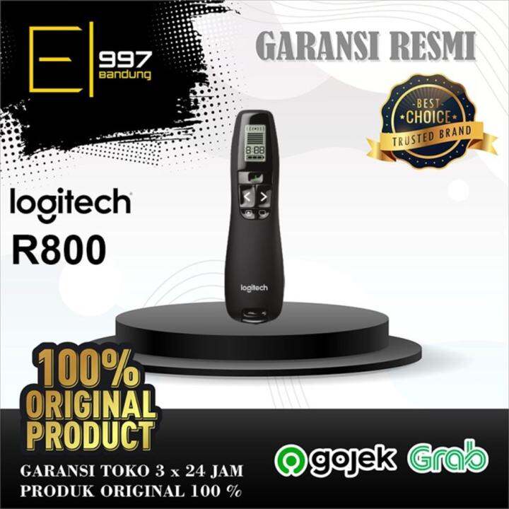 WIRELESS POINTER LOGITECH R800 / R 800 , LASER PERSENTATION | Lazada ...
