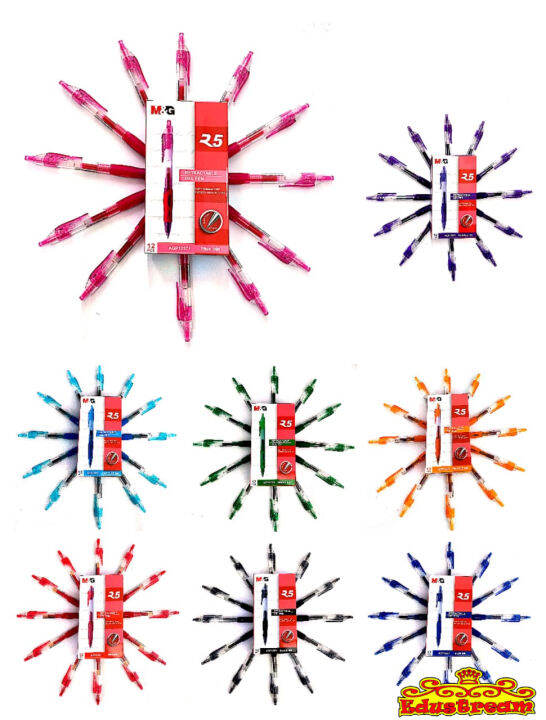 READY STOCK!!! M&G R5 Gel Pen 0.7mm (12Pcs/Box) | Lazada