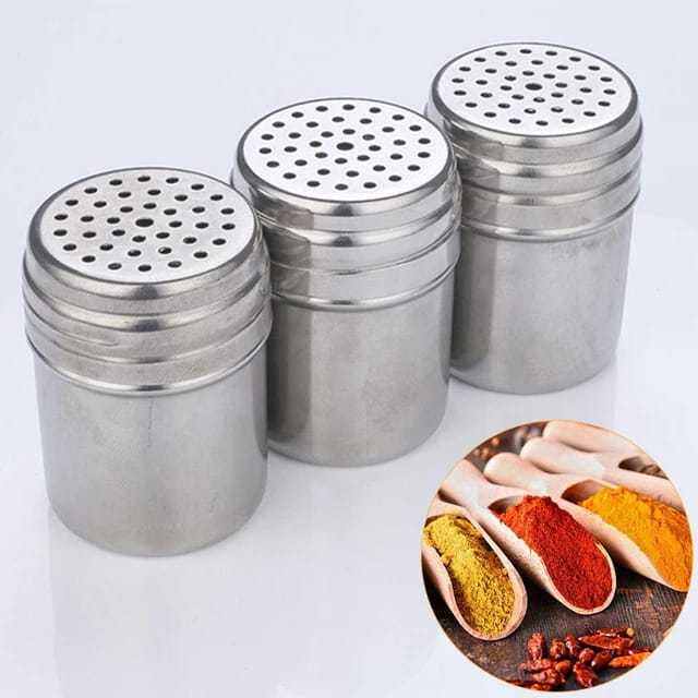 Tempat Bumbu Stainless Garam Lada Merica Salt Pepper Bubuk / Pepper ...