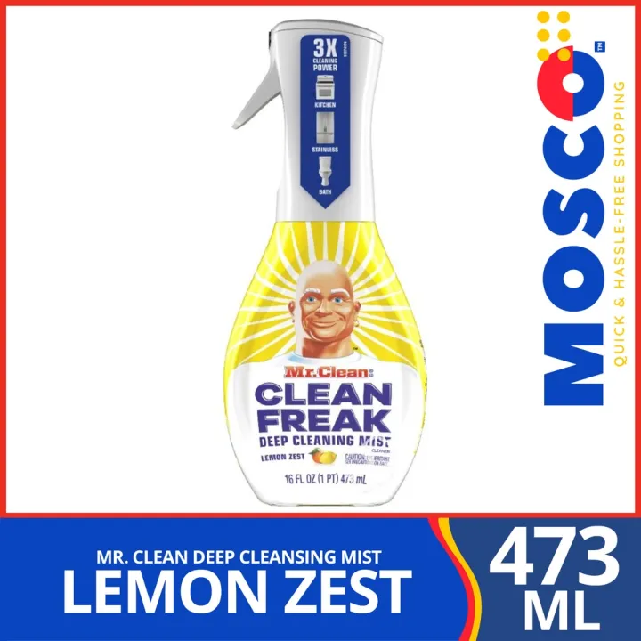 MR. CLEAN Clean Freak Lemon Zest Deep Cleaning Mist 473mL | Lazada PH