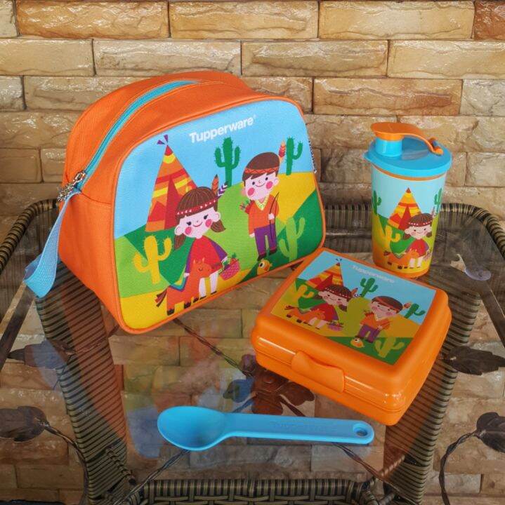 Tupperware Junior Bento set / Lunch box | Lazada Indonesia