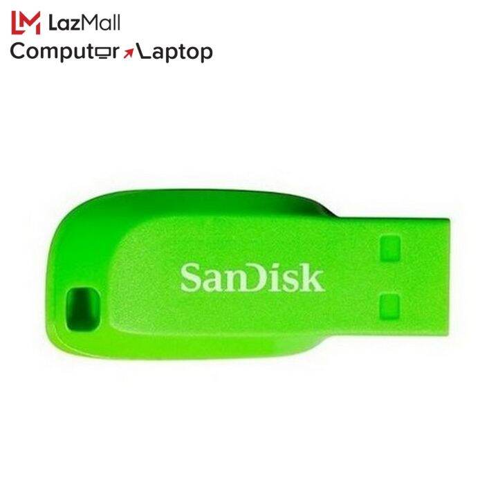 Sandisk Cruzer Blade 16GB - Electric Green (CZ50C-016GB35G) ( แฟลชไดร์ฟ ...