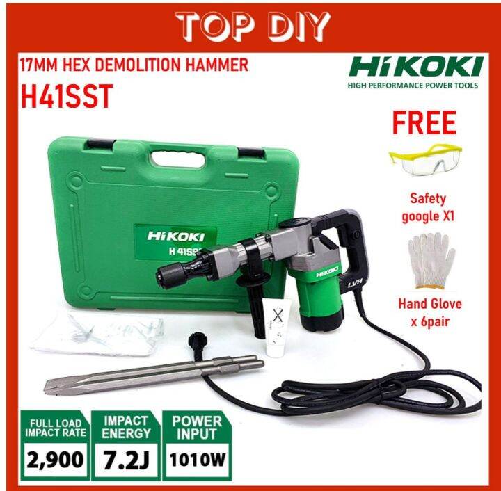 HIKOKI Original H41SST 1010W Hex. Demolition Hammer | Lazada