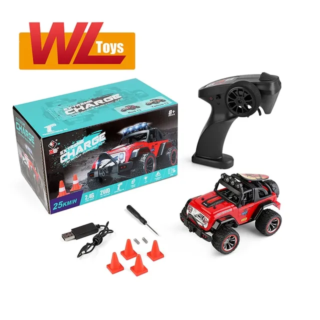 Wltoys K989 Upgraded 284131 1/28 With Led Lights 2.4G 4WD 30Km/H Metal ...