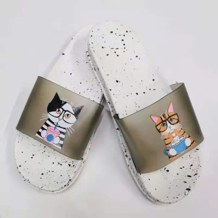 new summer drink cat house slippers | Lazada PH
