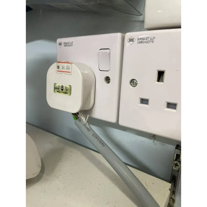 HOME ELECTRIC PLUG TOP SOCKET 【SAFETY SIRIM PRODUCT】 MK 13A PLUG TOP 3 ...