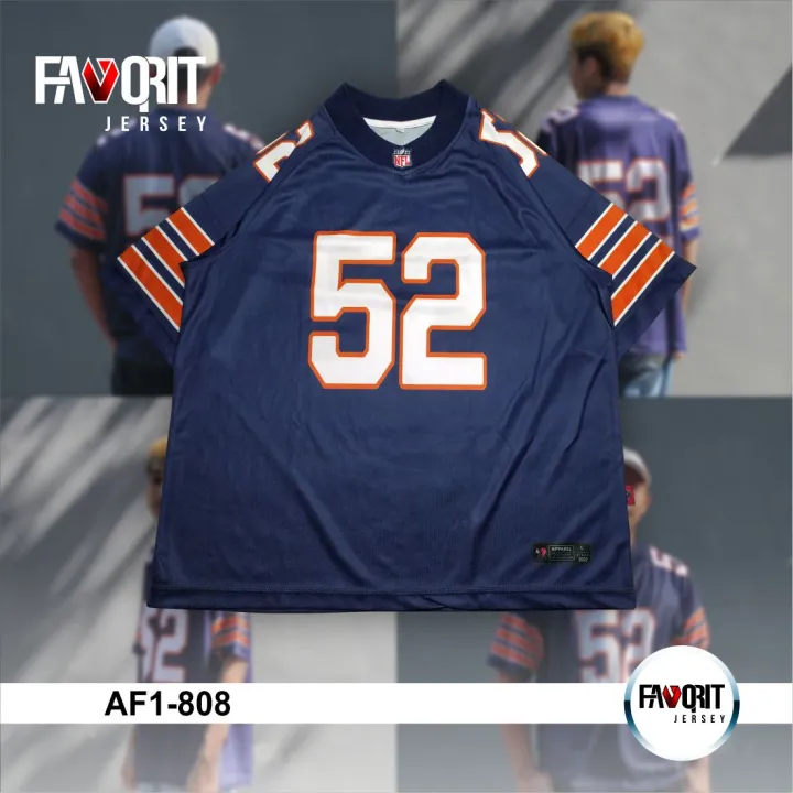 Jersey Oversize NFL American Football Navy Gratis Ganti Nomor Dan Pakai ...