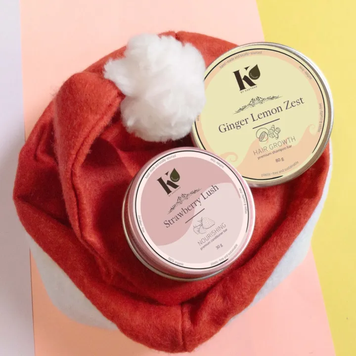 Katharē Shacon Set - Shampoo and Conditioner Bar set for frizzy hair ...
