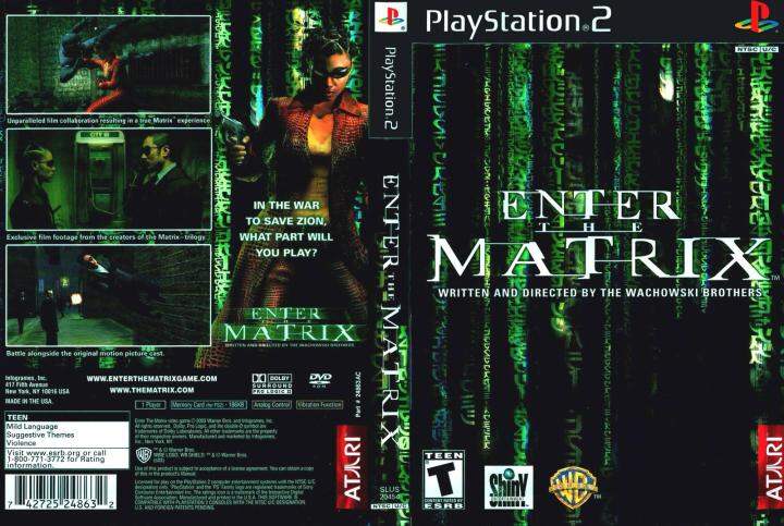 PS2 GAME ENTER THE MATRIX | Lazada