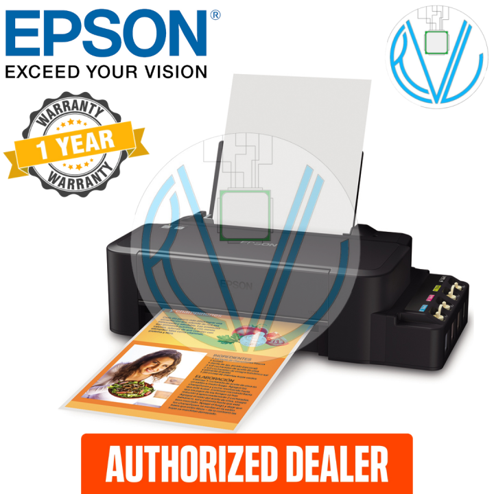 Genuine Epson L120 Ink Tank Printer Compact Document Printer with ( Black, Cyan, Magenta ...