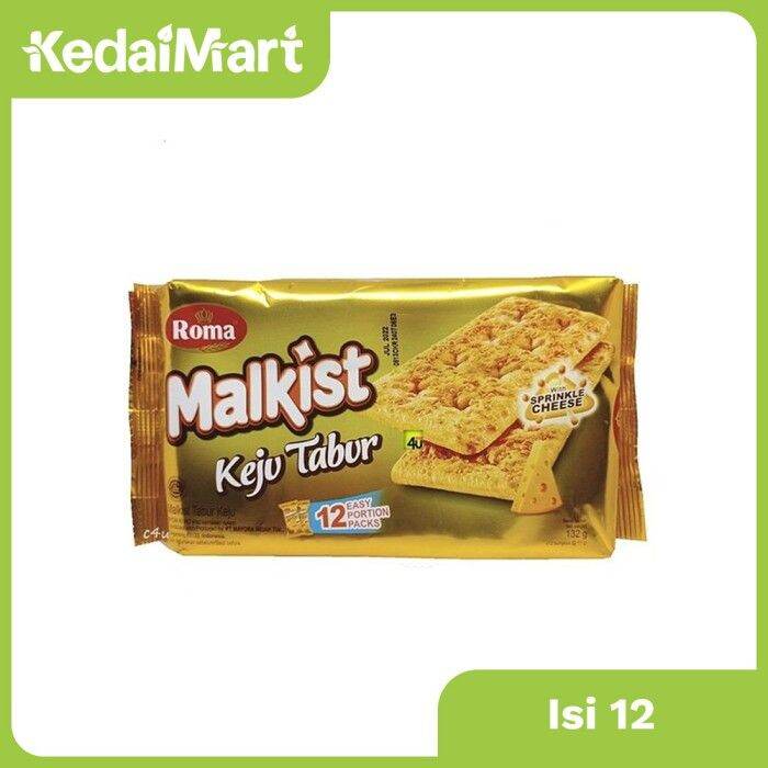Roma Malkist Keju Tabur Isi 12 x 11 Gram | Lazada Indonesia
