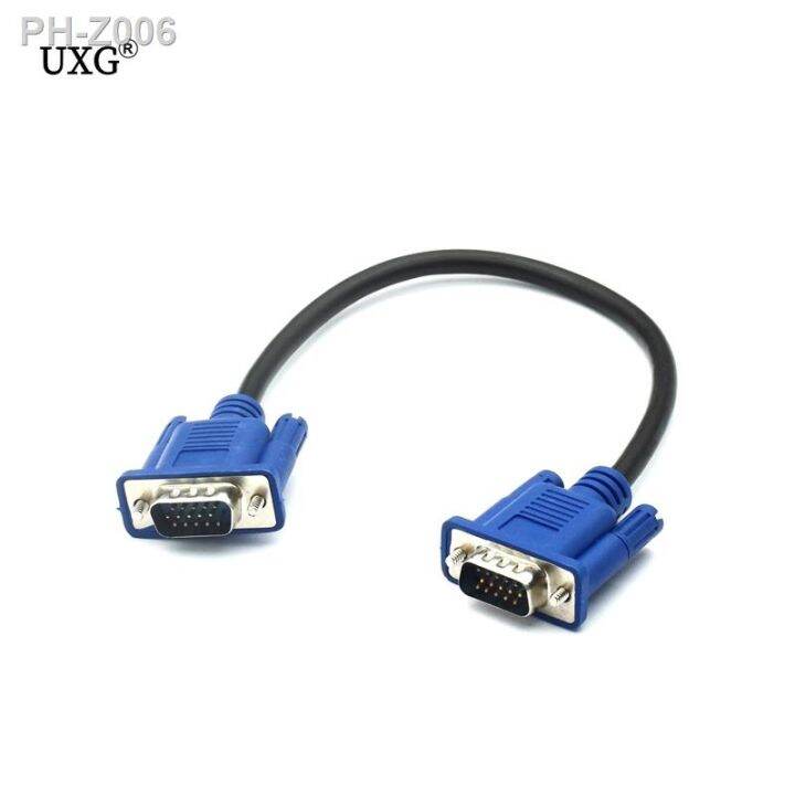 3M VGA Cable Male to Male Female Braided Shielding High Premium HDTV ...