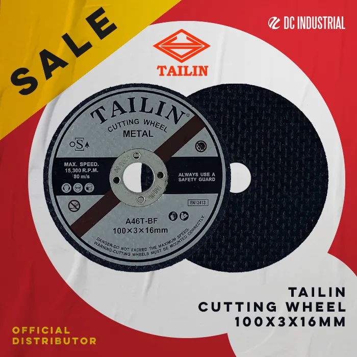 TAILIN A46T CUTTING DISC 4 X 3.0MM | Lazada PH