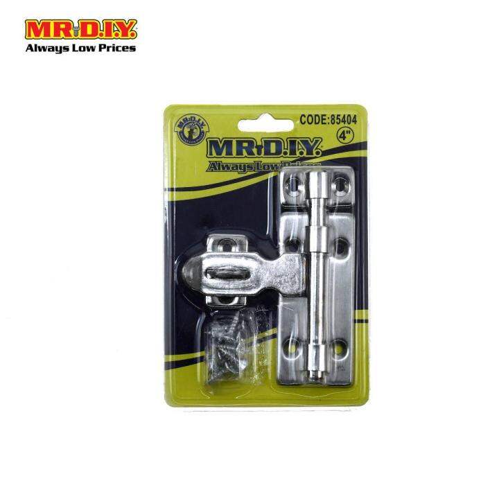 MR DIY Stainless Steel Door Bolt Lock Latch Set 85404 4 | Lazada